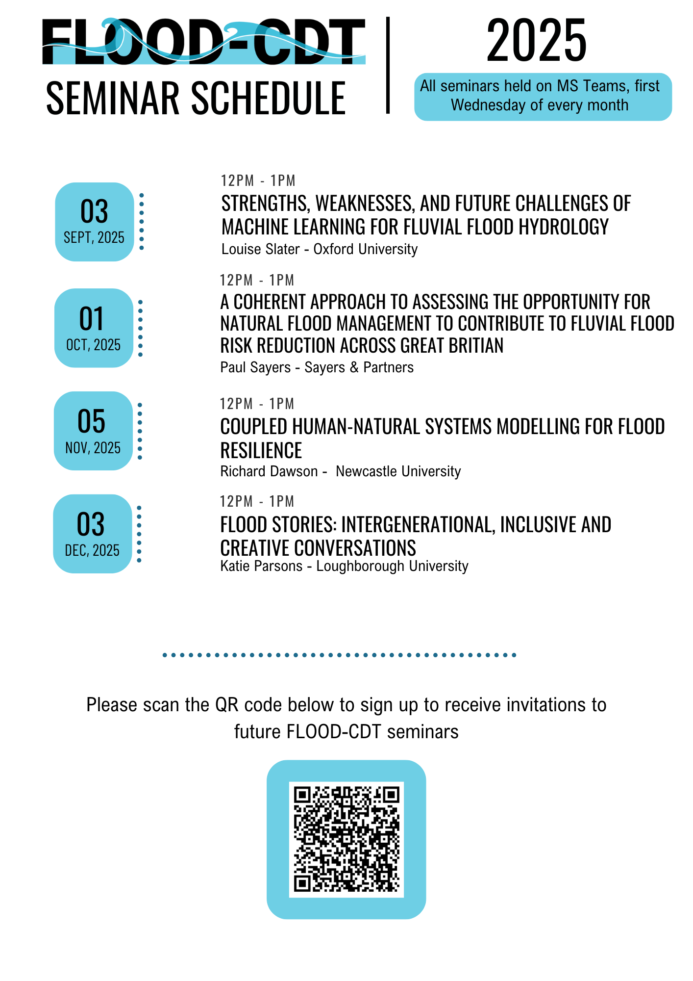 FLOOD-CDT Seminars | FLOOD CDT